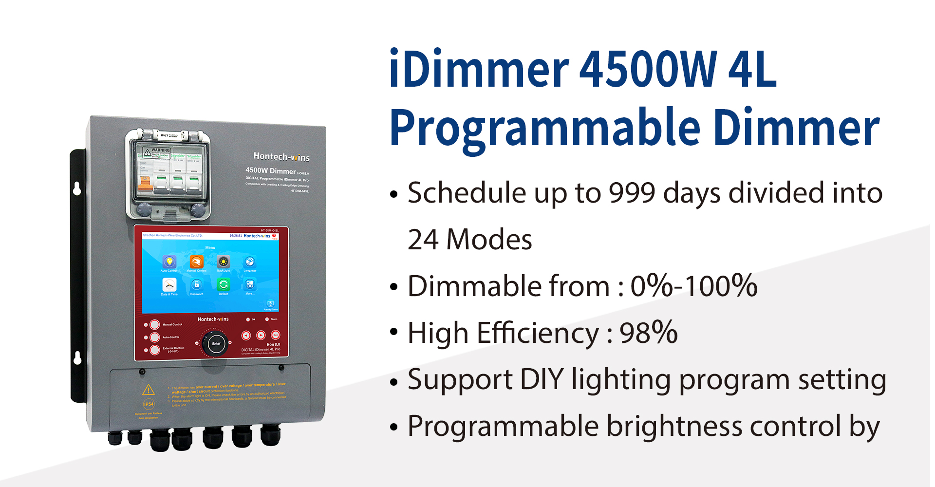 Exceptional Agricultural 220V LED Dimmer | Hontech Wins
