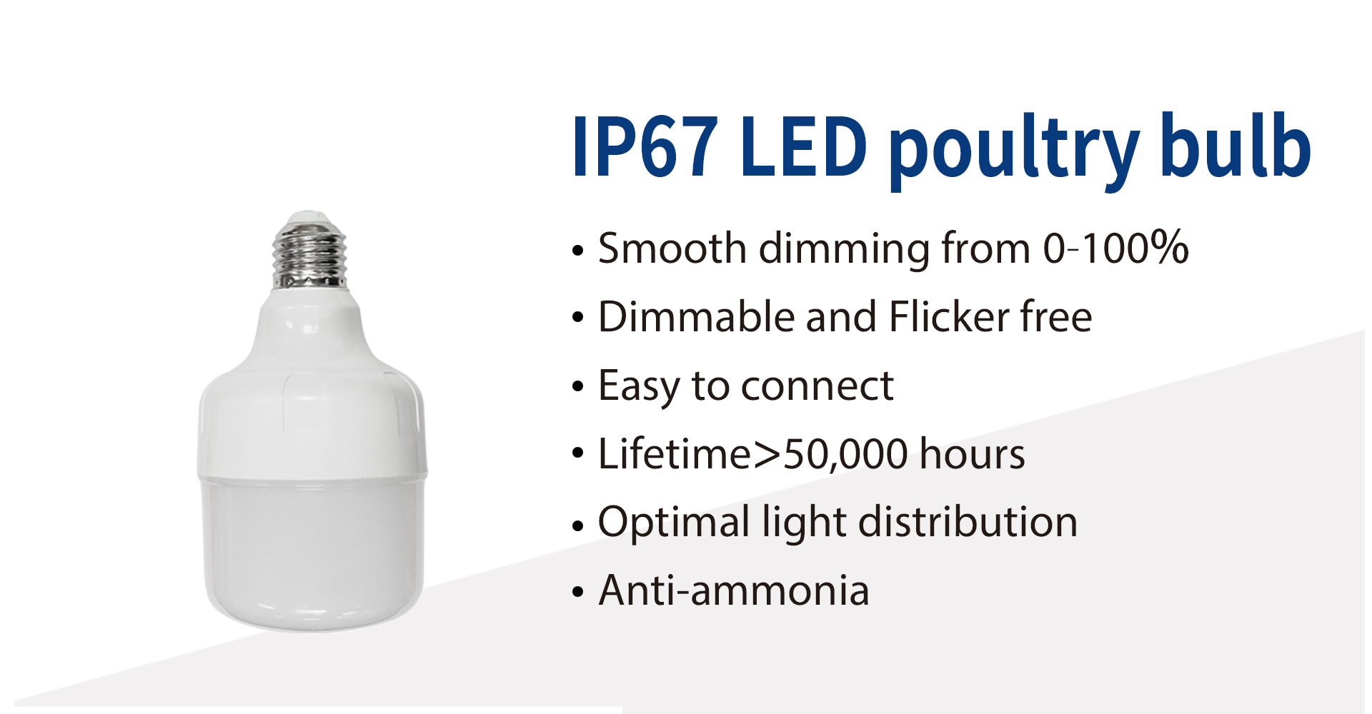 E27 IP67 LED Poultry Bulb - Hontech-Wins